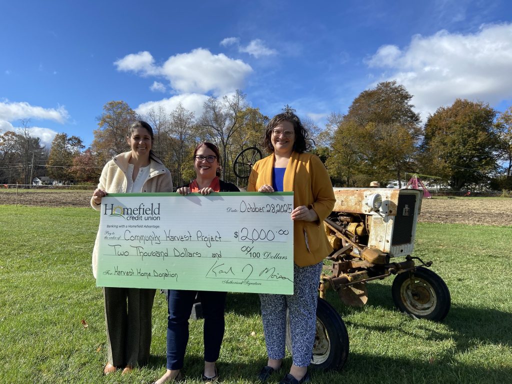 Homefield Credit Union Supports Community Harvest Project’s Annual ...